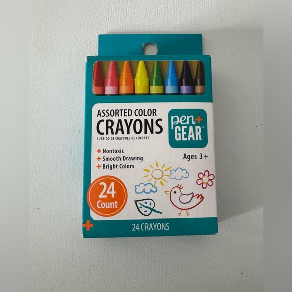Office | Any 3 Items For 6 Assorted Color Crayons 24 Count | Poshmark